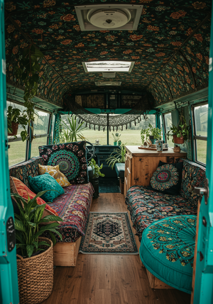 Wanderlust Vibes A Bohemian Style Van Interior Tour | Bohemain Boho